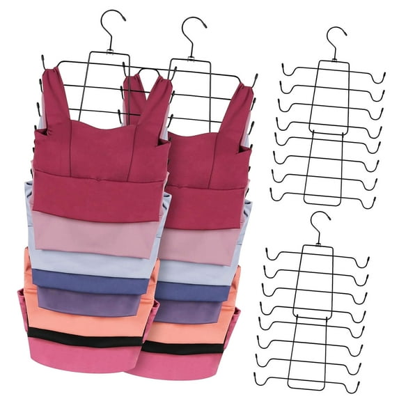 Fuliko 6 Pack Top Hanger Saver, Hangers for Closet Organizer, Hanging ...