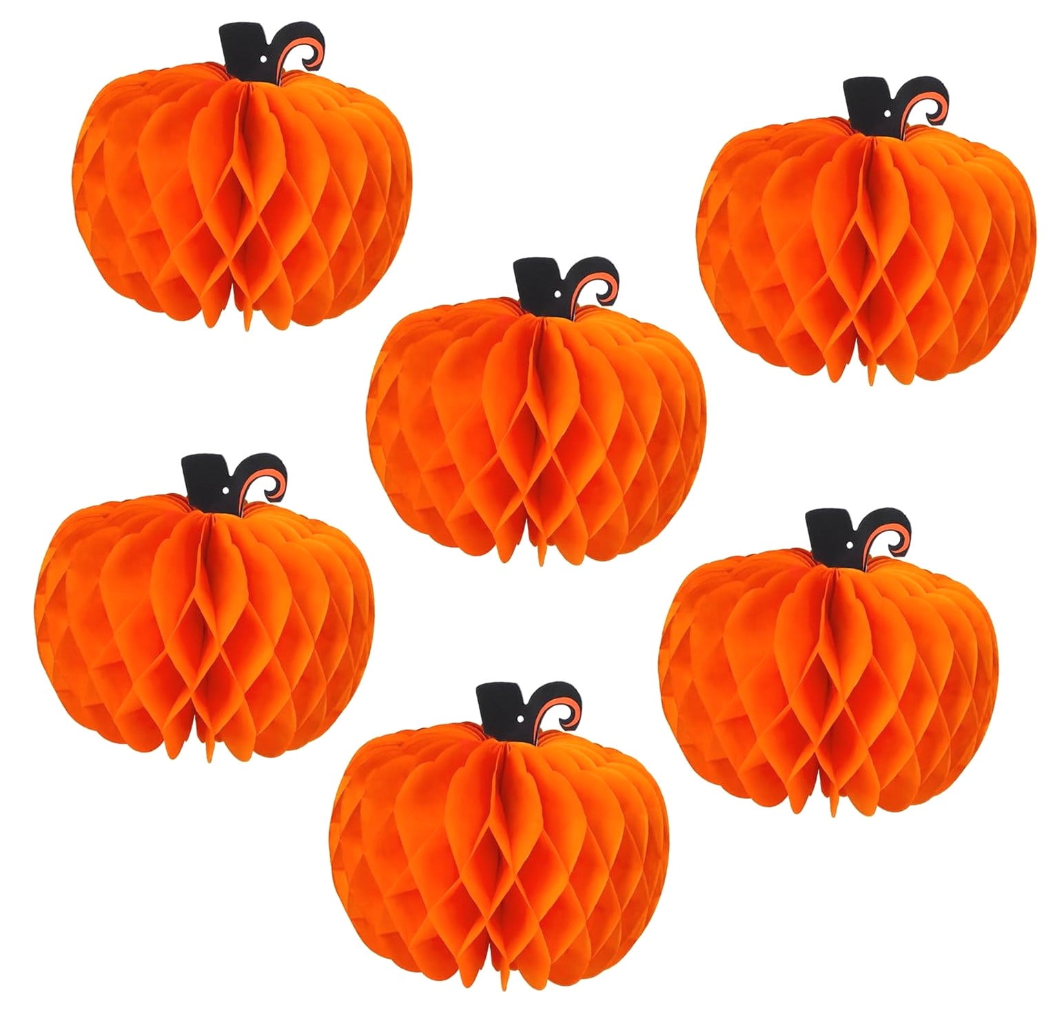Fuliko 6 Pcs Paper Decorations, Thanksgiving Pumpkins Table ...