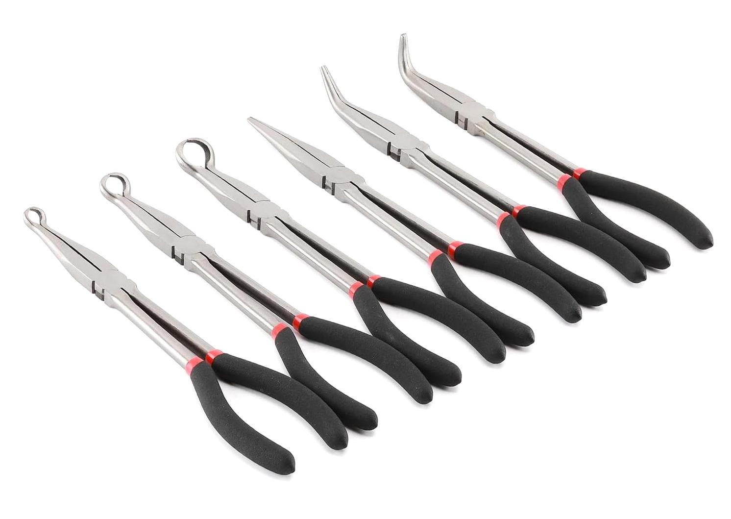 Fuliko 6-Piece 11" Hose Gripper Pliers & Extended Reach Pliers Set ...