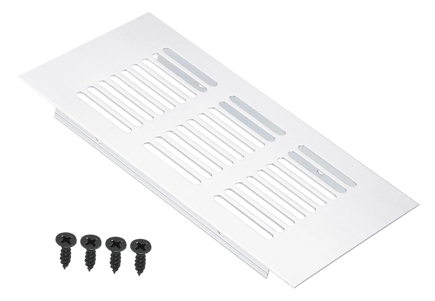 Fuliko 6 by 3 Inch Door Air Vent Cover, Aluminum Grille Ventilation ...
