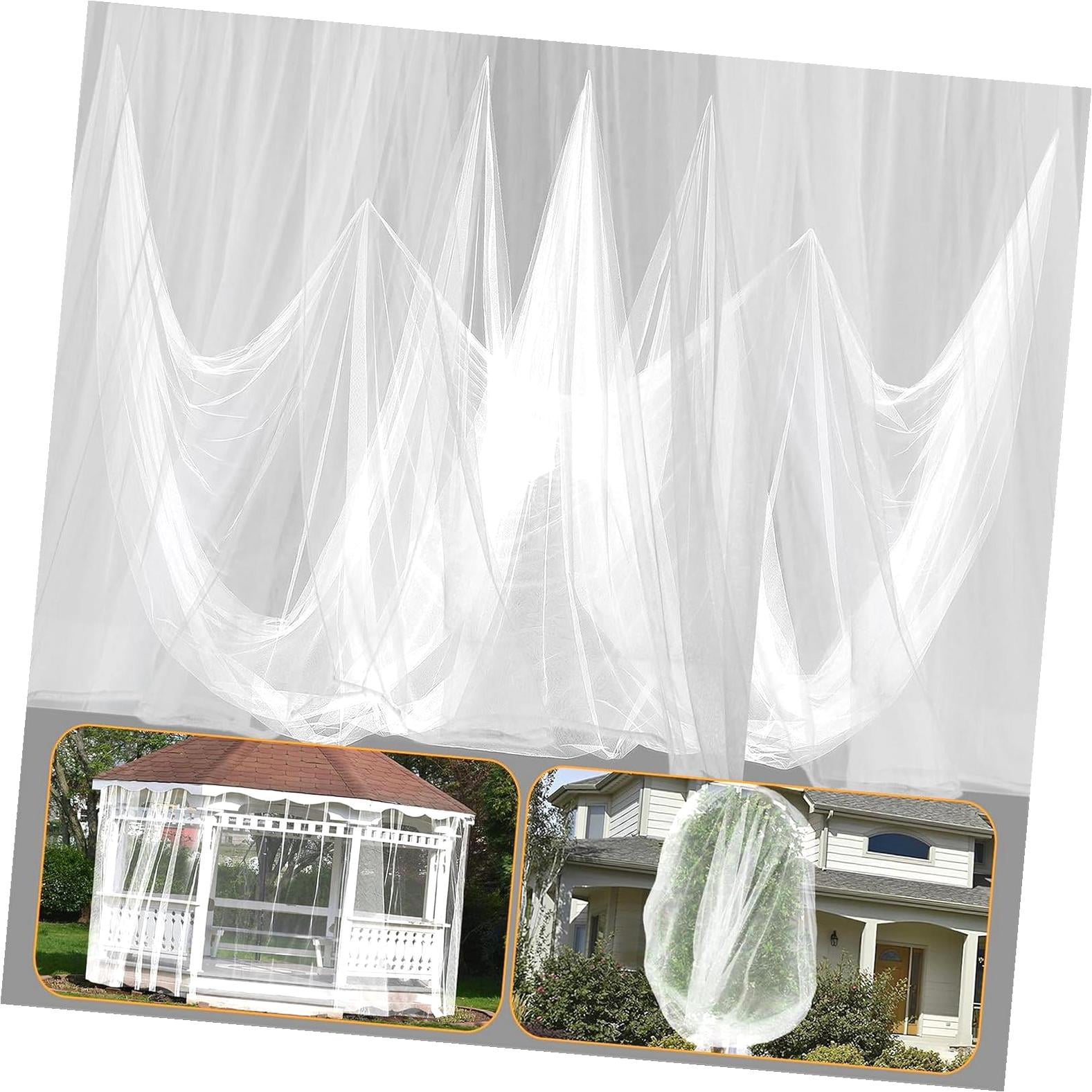 Fuliko 65x10ft Huge Mosquito Net, Mesh for Garden Skin and Plant ...