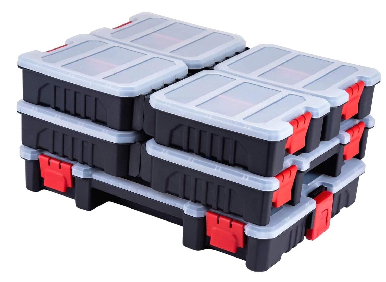 Fuliko 7-Pack Organizer Set – Multi-Size Storage Boxes with Removable ...