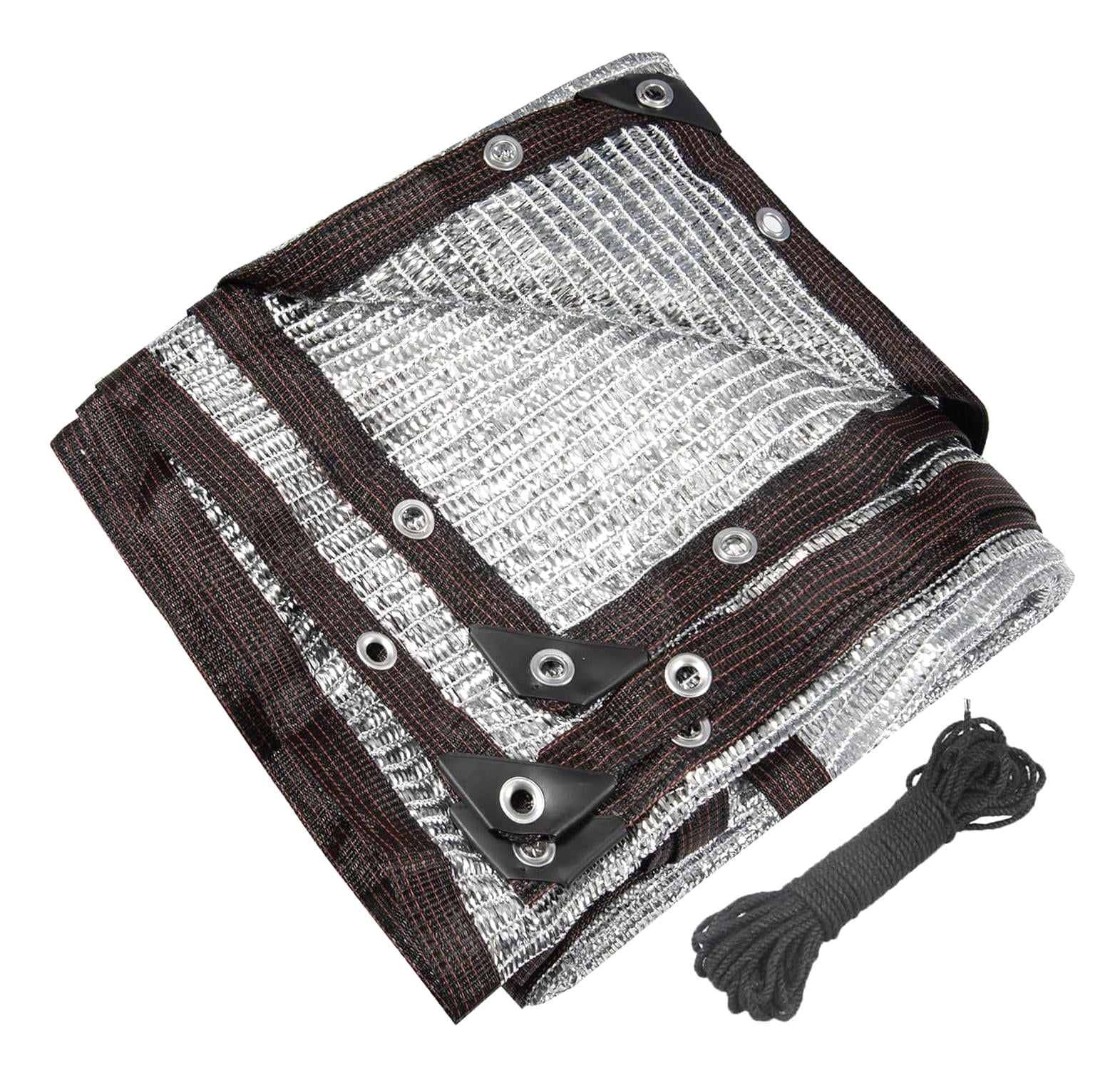 Fuliko 70% Aluminum Foil Shade Cloth, Sun Blinds, Dog Kennel Cover, Sun ...