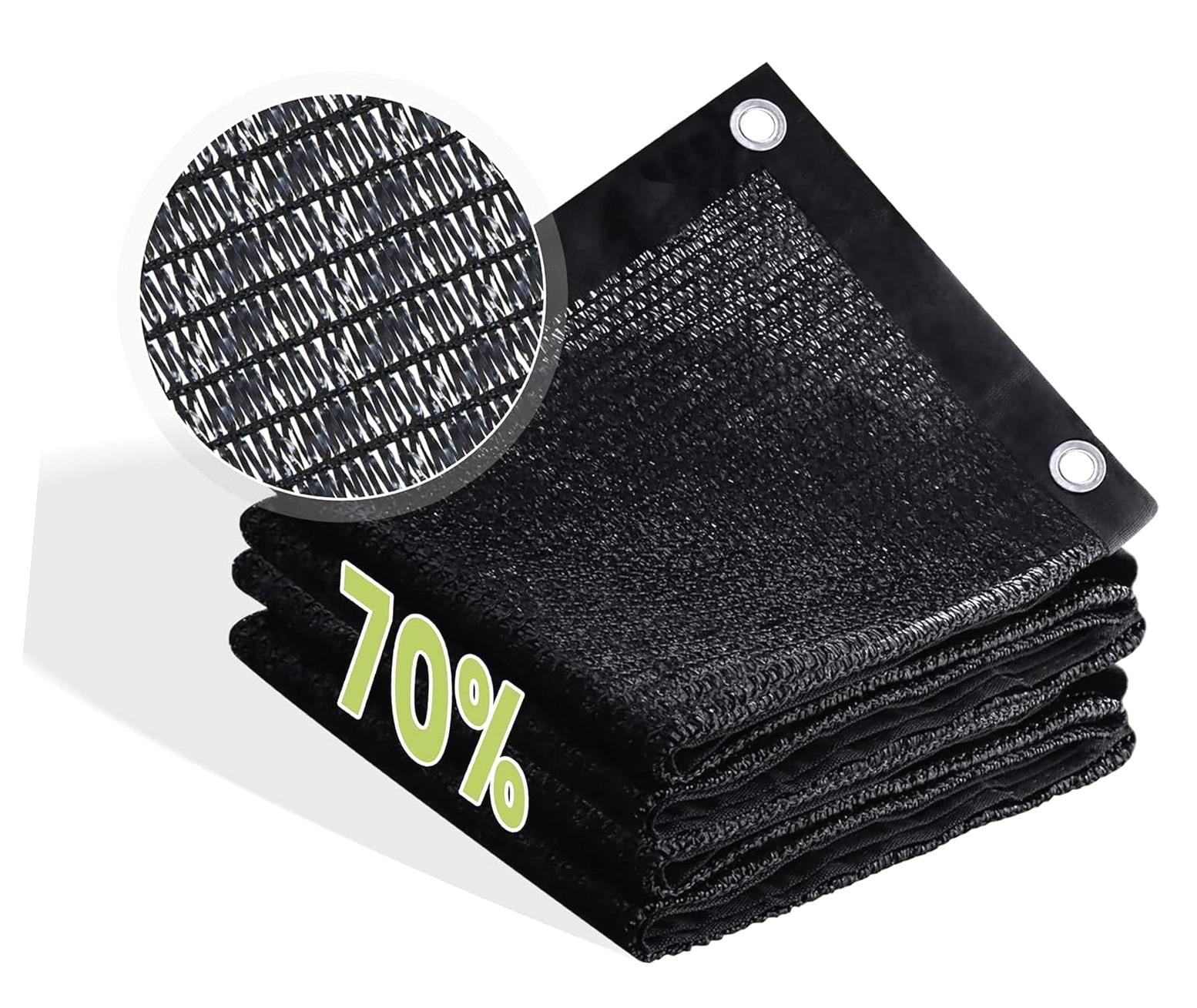 Fuliko 70% Shade Fabric, Sun Protection Mesh with Grommets, UV Block ...