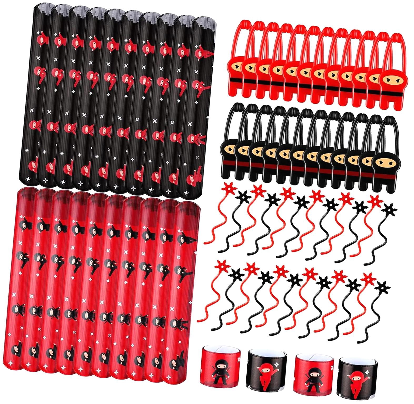 Fuliko 72 Pieces Karate Themed Birthday Party Toys, Featuring 24 ...