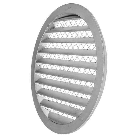 Fuliko 8 Inch Aluminum Soffit Vent Cover Round Industrial Air Vent ...