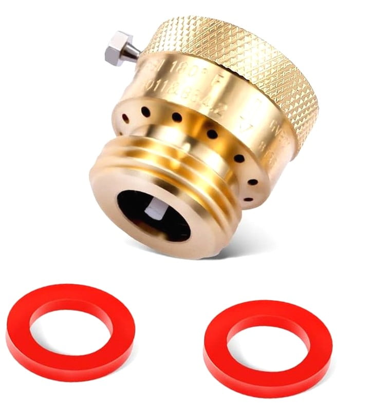 Fuliko 8 Pack 3/4" Inch GHT Hose Bibb Connector Backflow Preventer ...