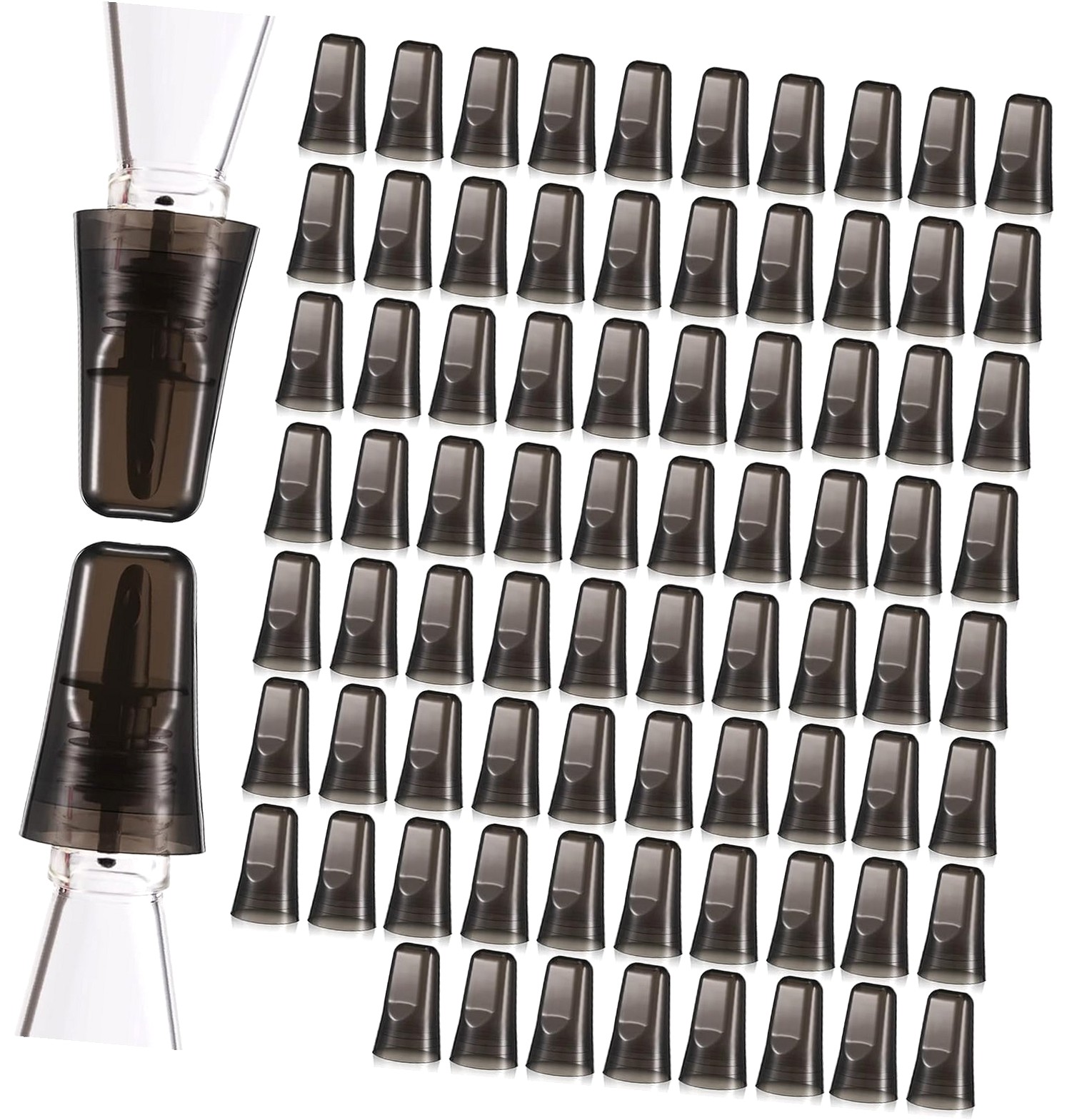 Fuliko 80 Pieces Covers Pour Spout Covers Toppers for Bottles Pour ...