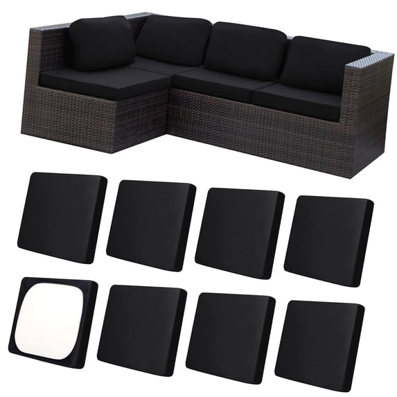 Fuliko 8Pcs Covers, Couch Covers, Suitable for Terrace Covers, Washable ...