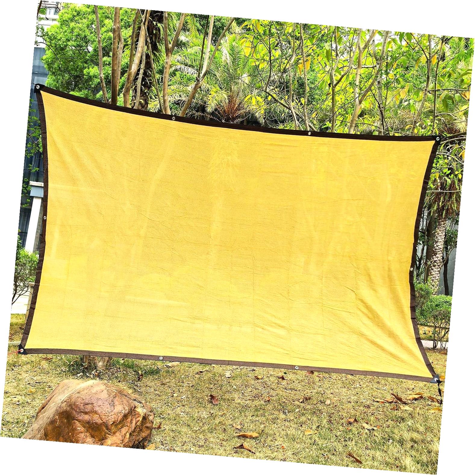 Fuliko 90% Shade Netting for Gardens, Mesh Cover with Grommets, Sun ...