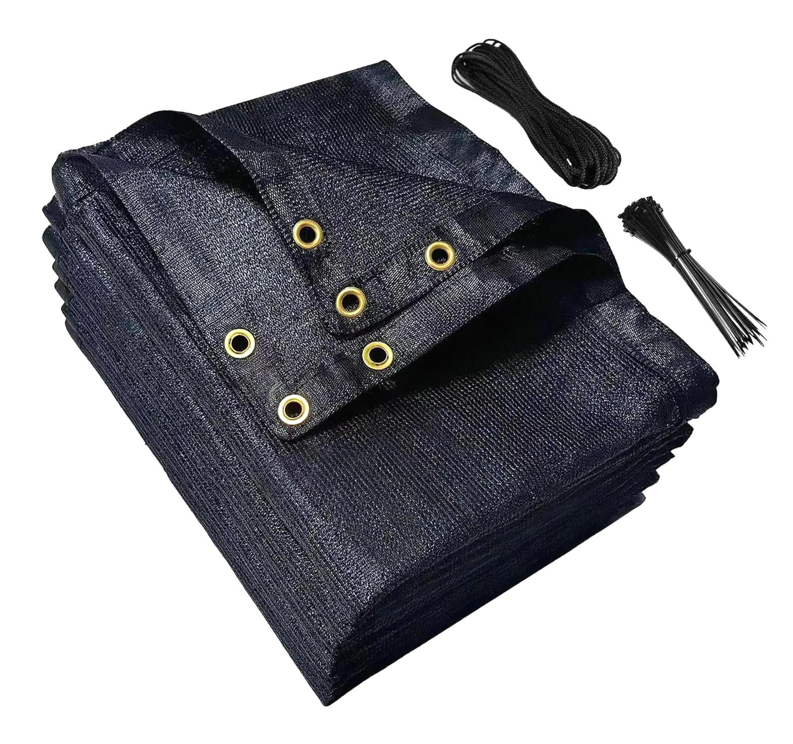 Fuliko 90% Sun Shade Fabric 6x16 ft - Privacy Screen for Fences, Mesh ...