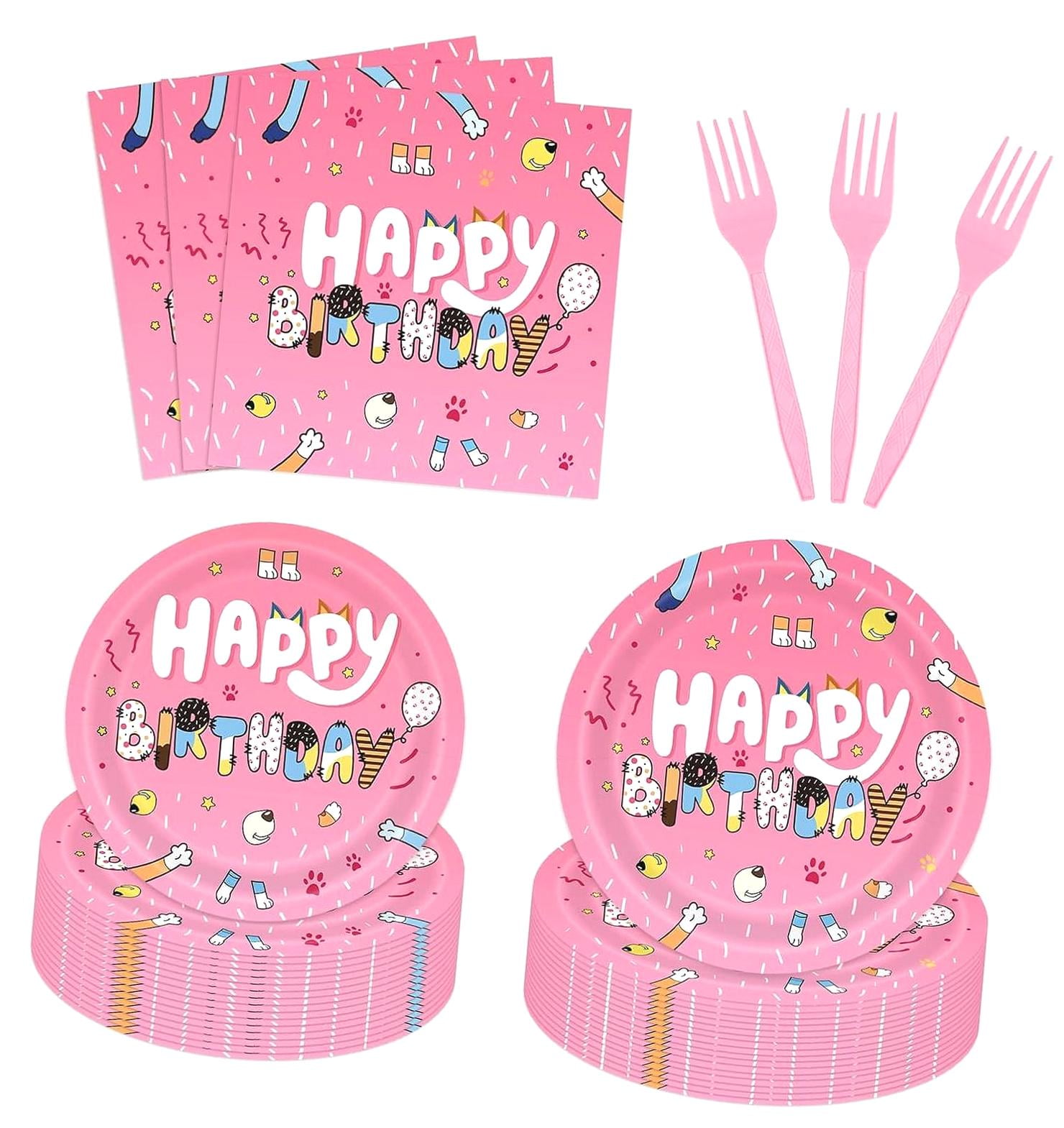 Fuliko 96-piece Cartoon Dog Tableware Collection, Complete Dinnerware ...