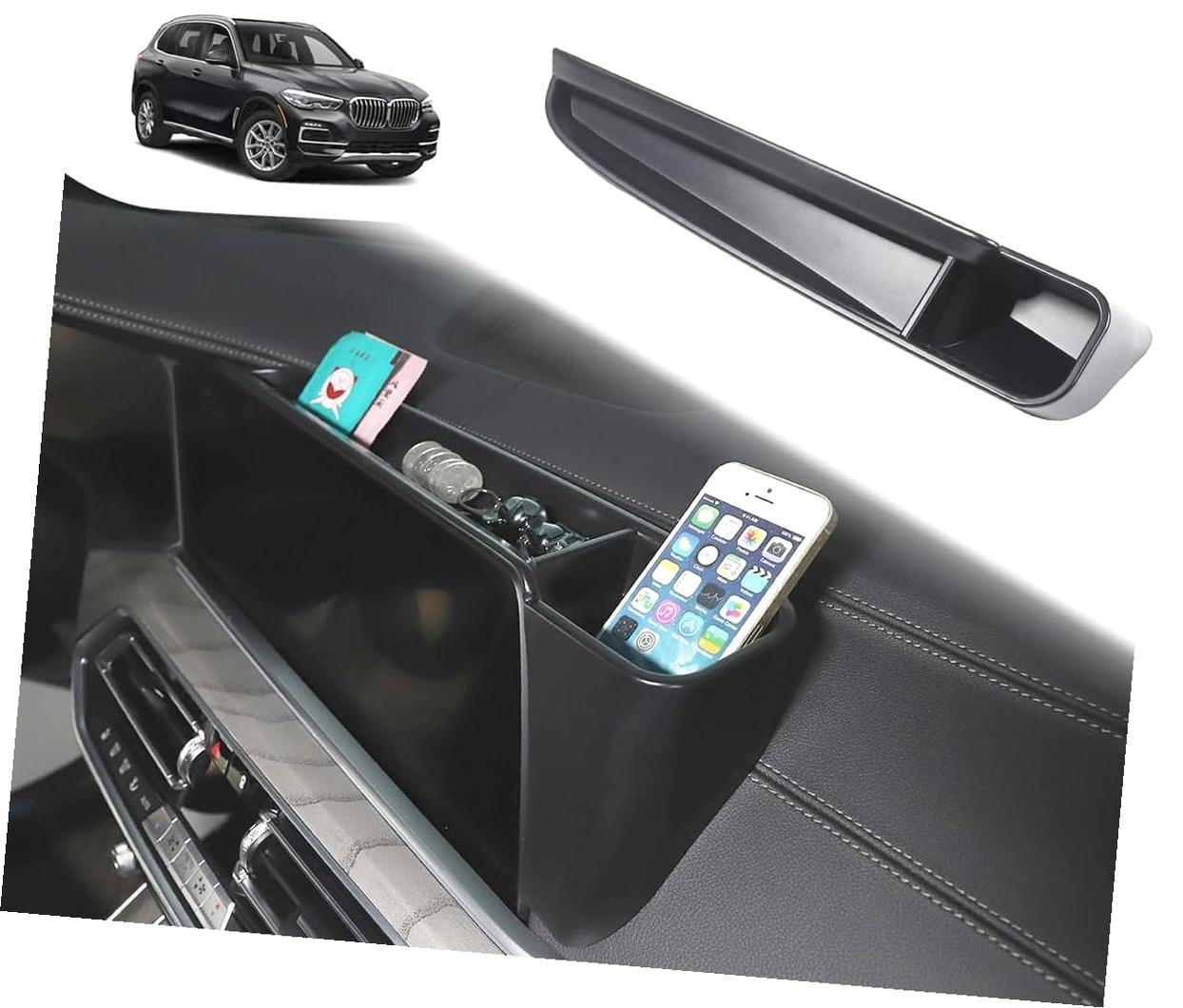 Fuliko ABS Car Center Console Storage Tray for G05 X6 G06 X7 G07 2019 ...