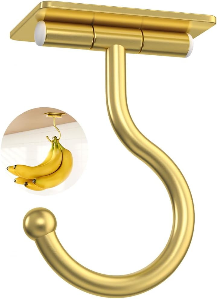 Fuliko Adhesive Banana Under Cabinet Banana Hanger, -Saving Holder to ...