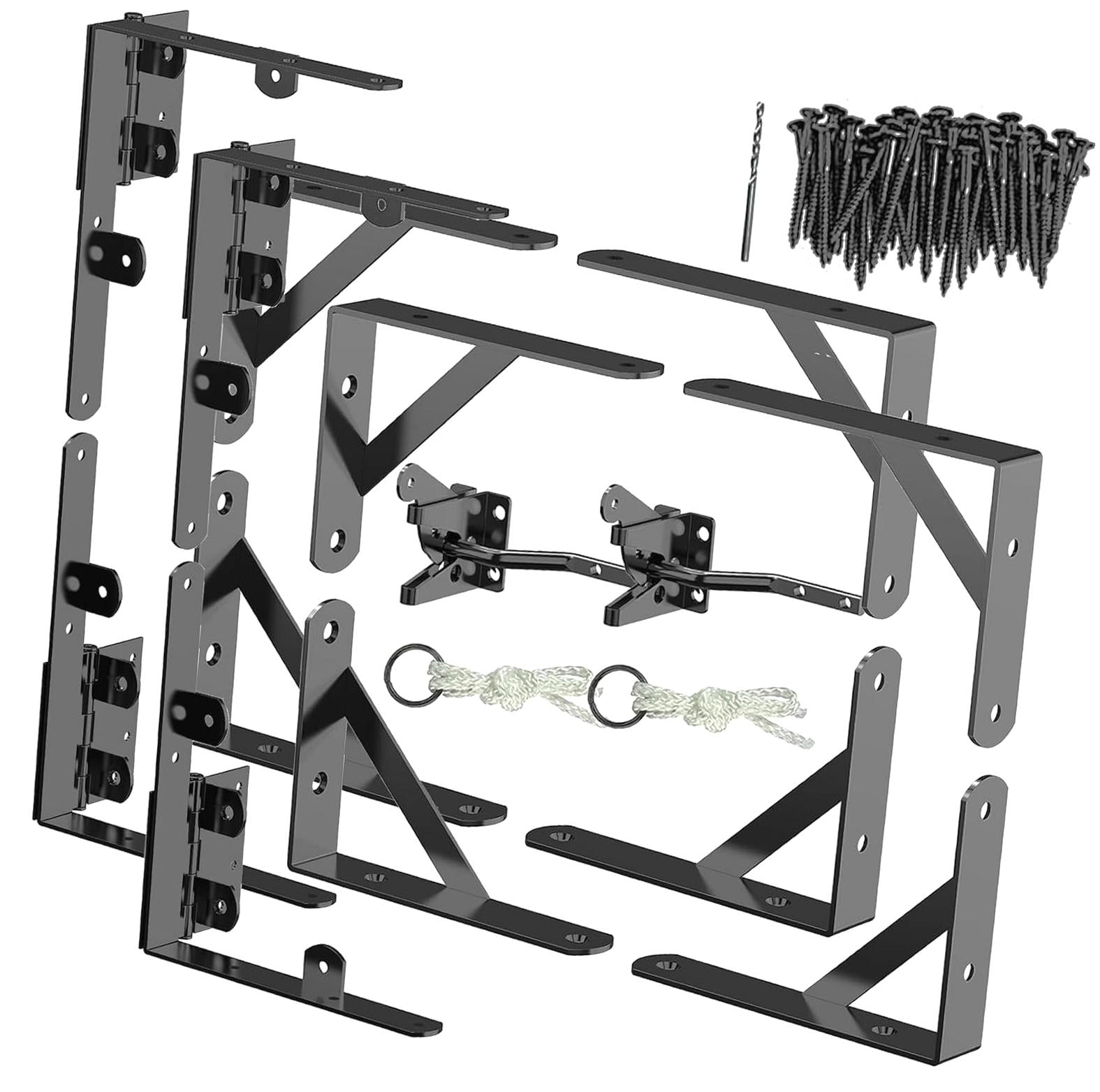 Fuliko Anti Sag Gate Kit No Sag Kit for Wooden Gate Fence with a Gate ...