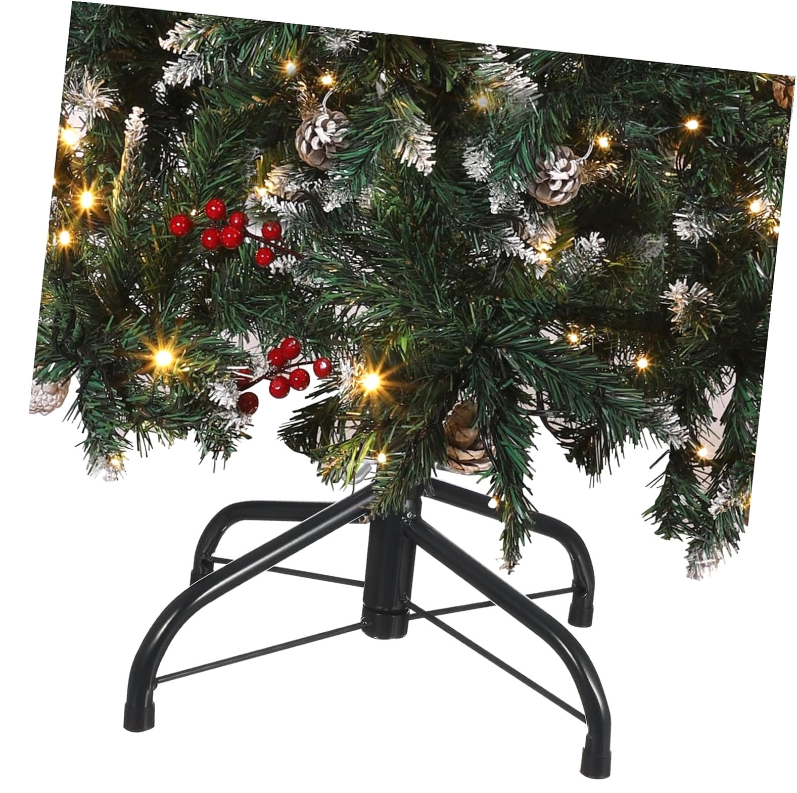 Fuliko Artificial Christmas Tree Stand Metal Christmas Tree Stands Iron ...