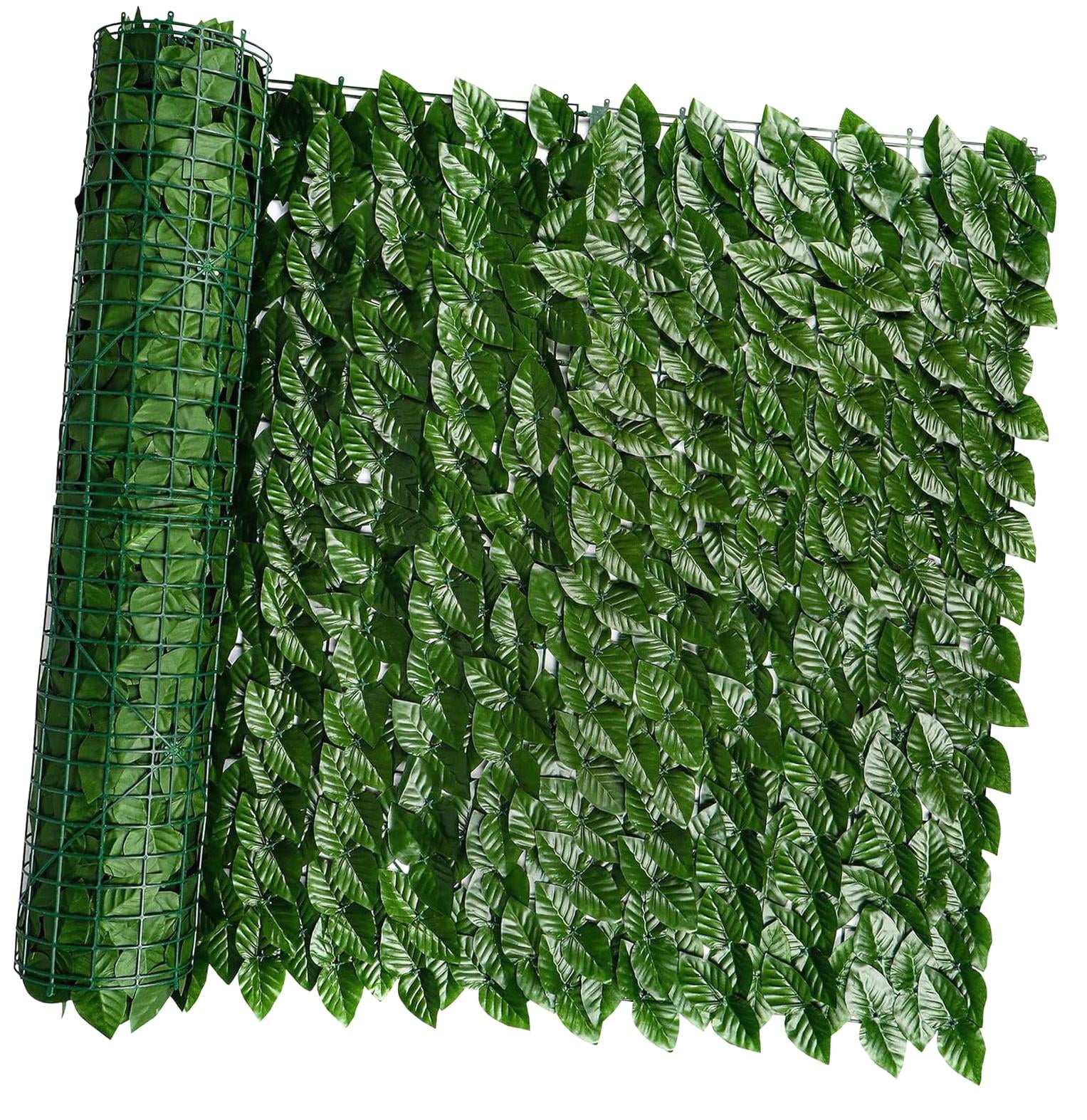 Fuliko Artificial Ivy Privacy Screen for Fencing, 39x98in Reinforced ...