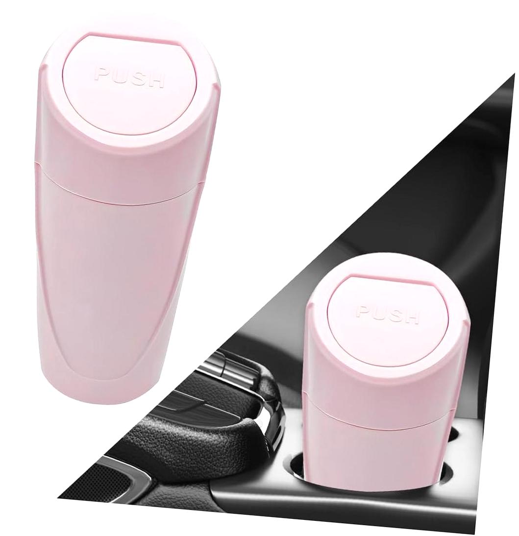 Fuliko Auto Waste Bin with Cover, Compact Vehicle Garbage Container ...