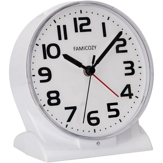 Fuliko Automatically Backlit Alarm Clock, Silent No Ticking for Vision ...