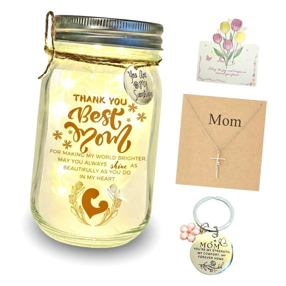 Fuliko BBJ WAPS Day for Mom from Daughter, Son, Lights for Mom Birthday ...