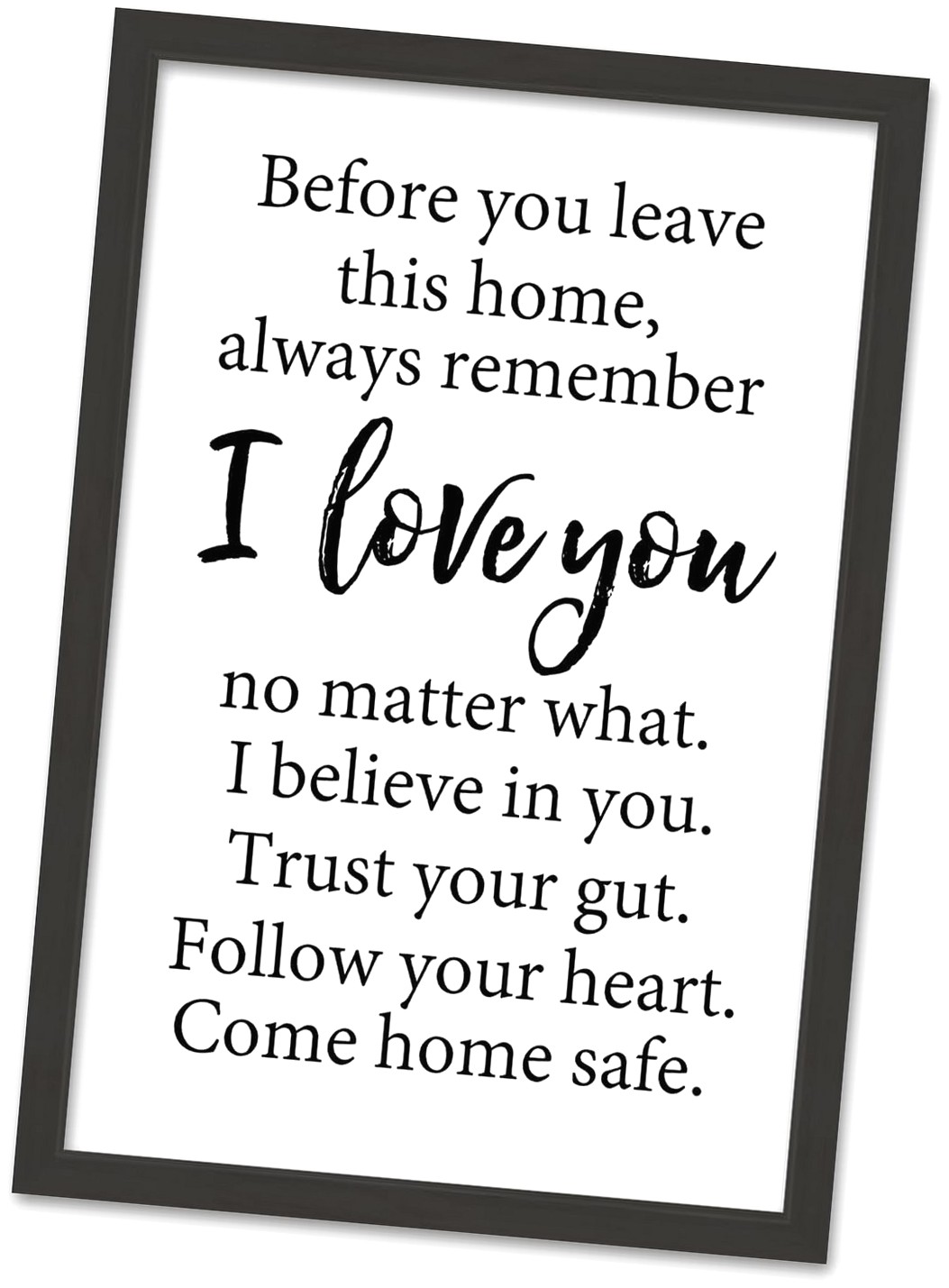 Fuliko Before You Leave This Sign 16"×11" Laundry Room Wall Decor ...