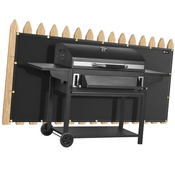 Fuliko Behind Grill Mat for Wall, Deck Fence, Railing, Grill and ...