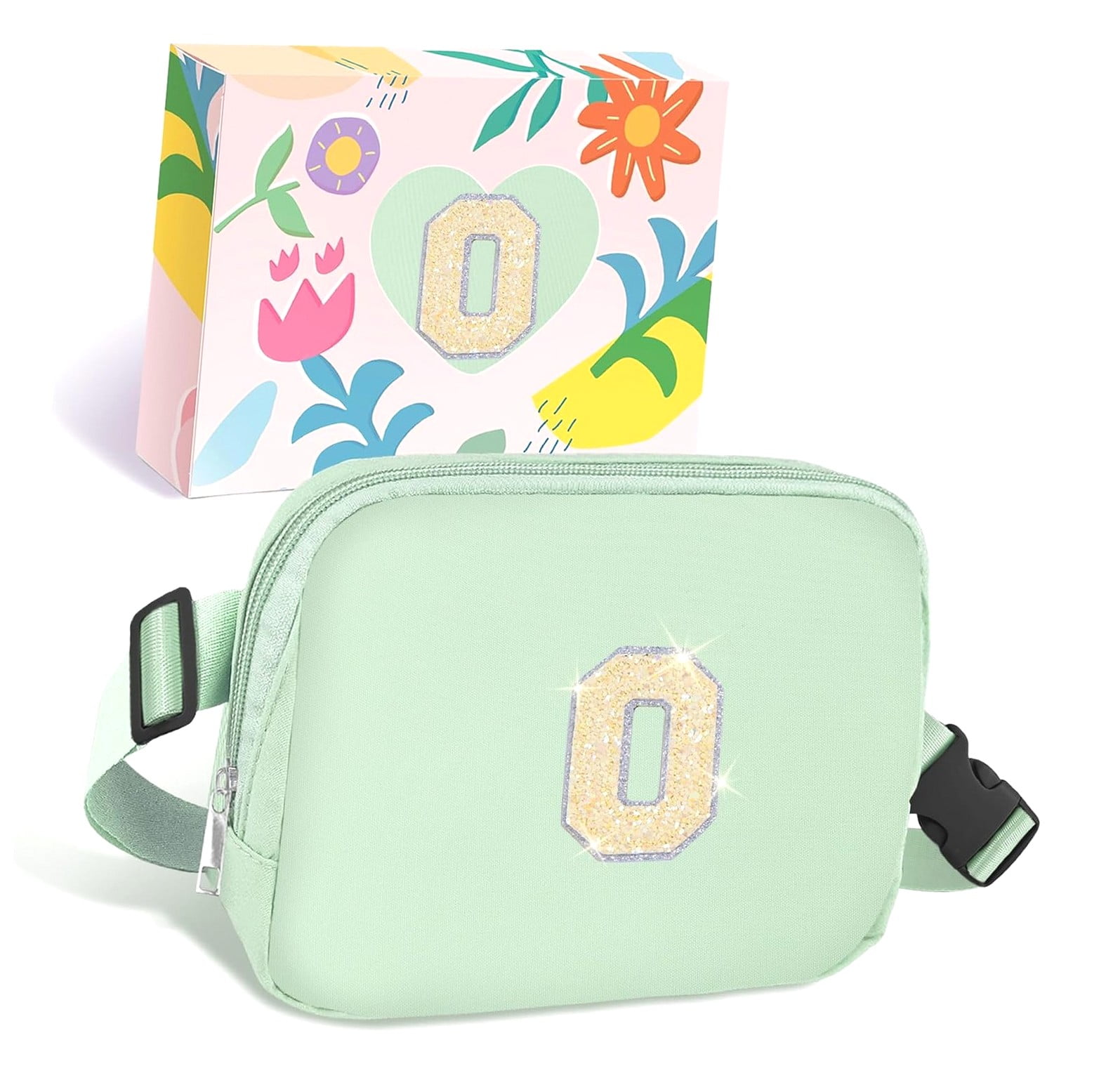 Fuliko Belt Bag Initial Fanny Waist Pack Small Body Purse for Teenager ...