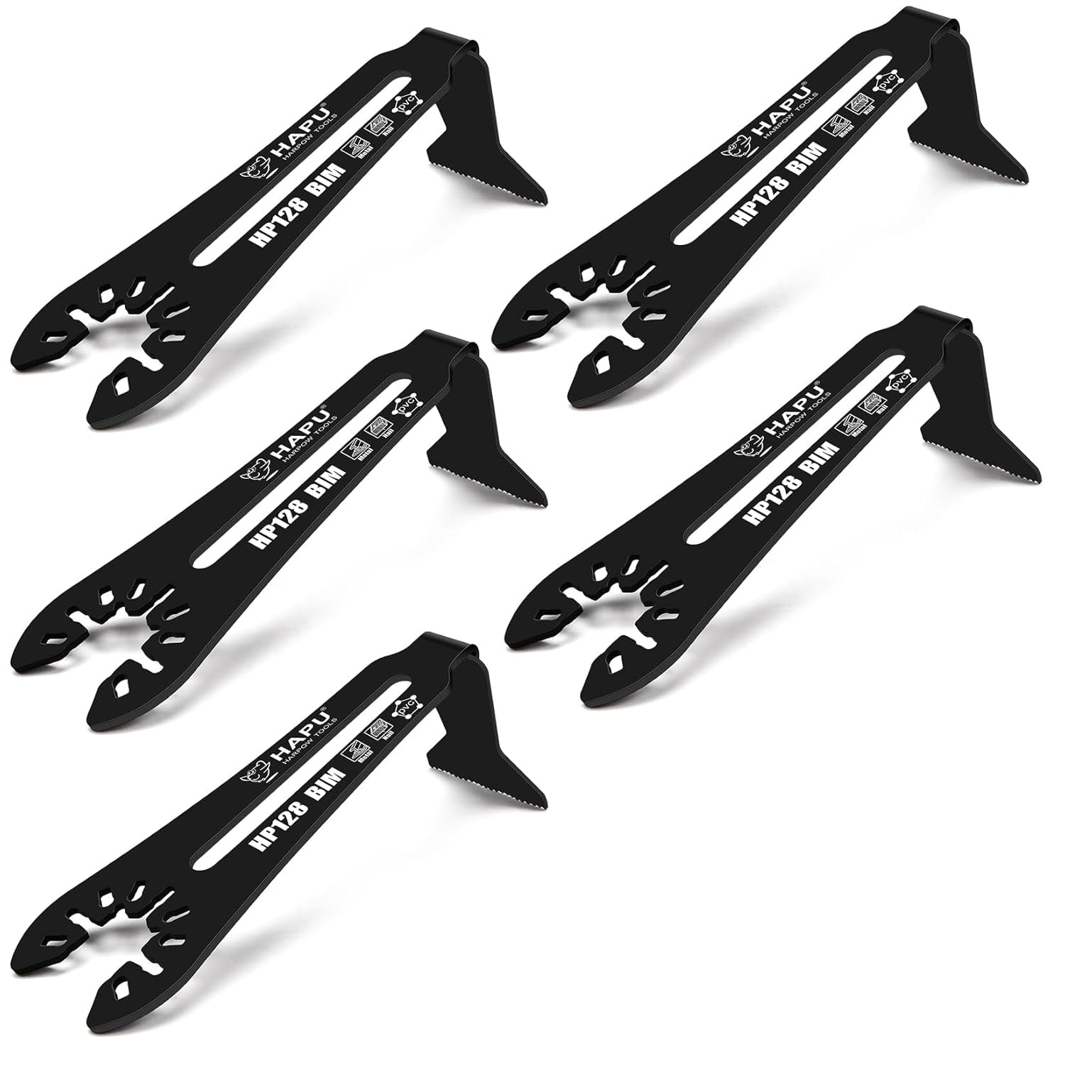 Fuliko Bi-Metal 1-1/4" 90° Reach Oscillating Blades, Blades for Narrow ...
