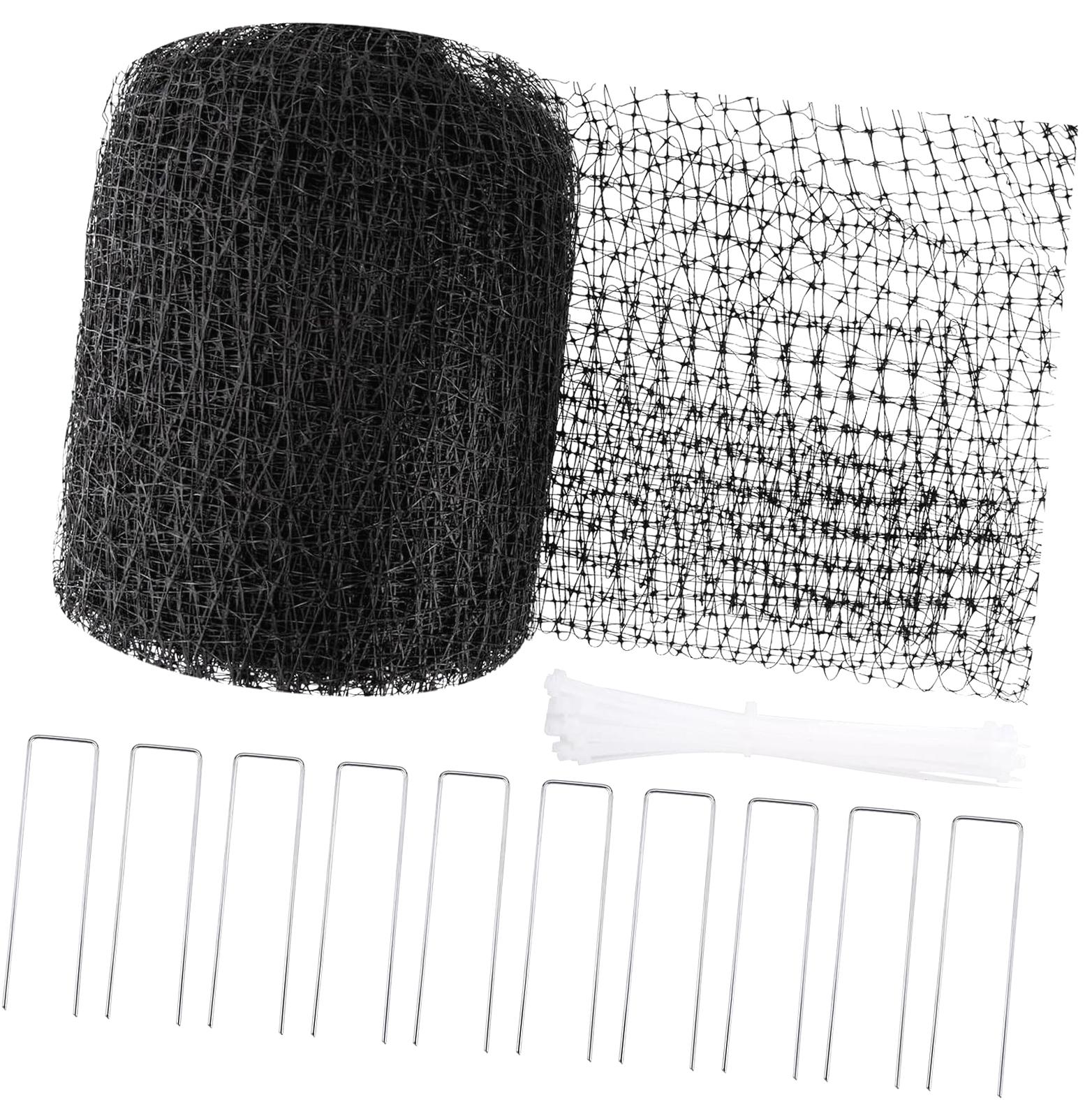 Fuliko Bird Netting 5 x 100 FT Garden Netting Deer Fence Netting Pest ...