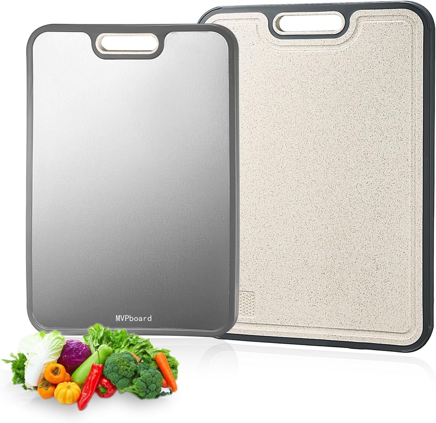 Fuliko Boards for Kitchen Double-Sided, Double Sided Boards, Pure and ...