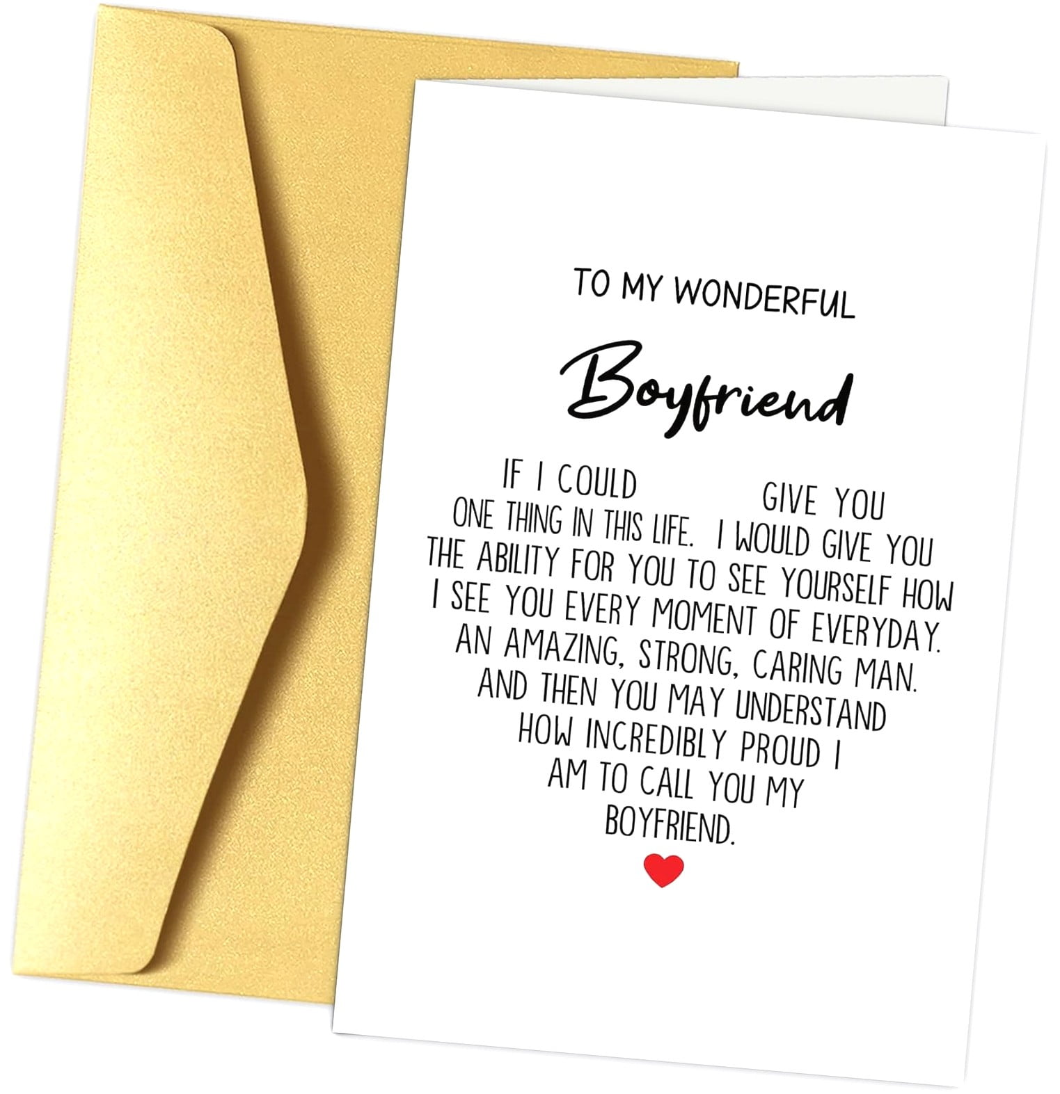 Fuliko Boyfriend Greeting Card, Birthday Card for Boyfriend ...