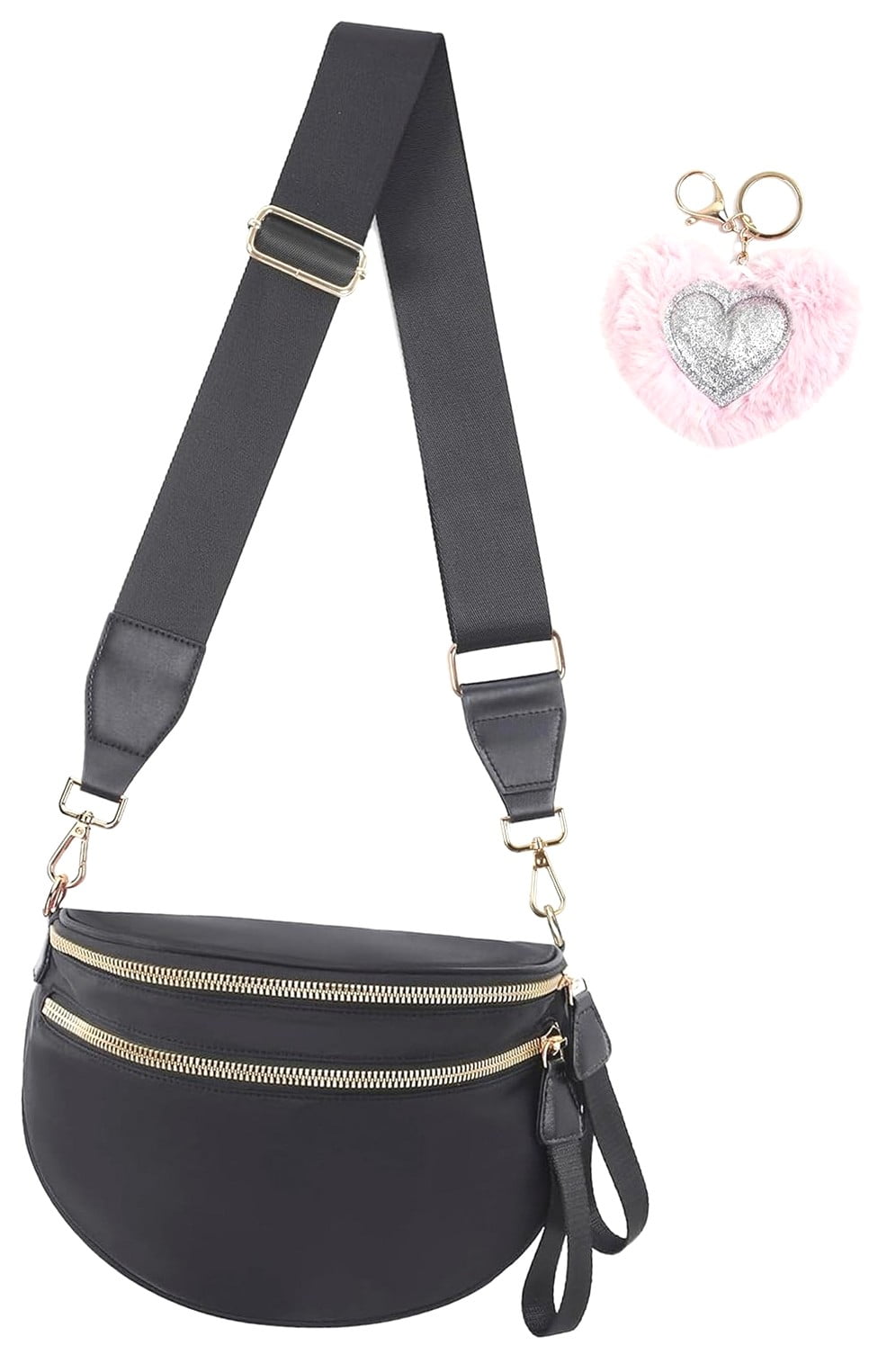 Fuliko Bum Bag Pure Color Bag for , Spacious Purse Fanny Packs Belt ...
