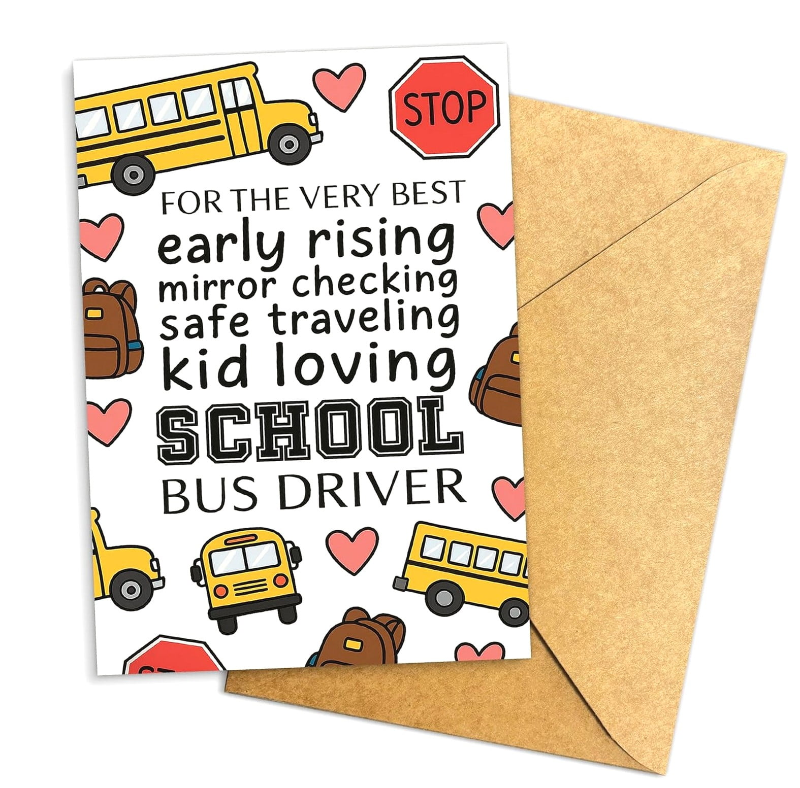 Fuliko Bus Driver Thank You Card, Humorous Retirement Appreciation for ...