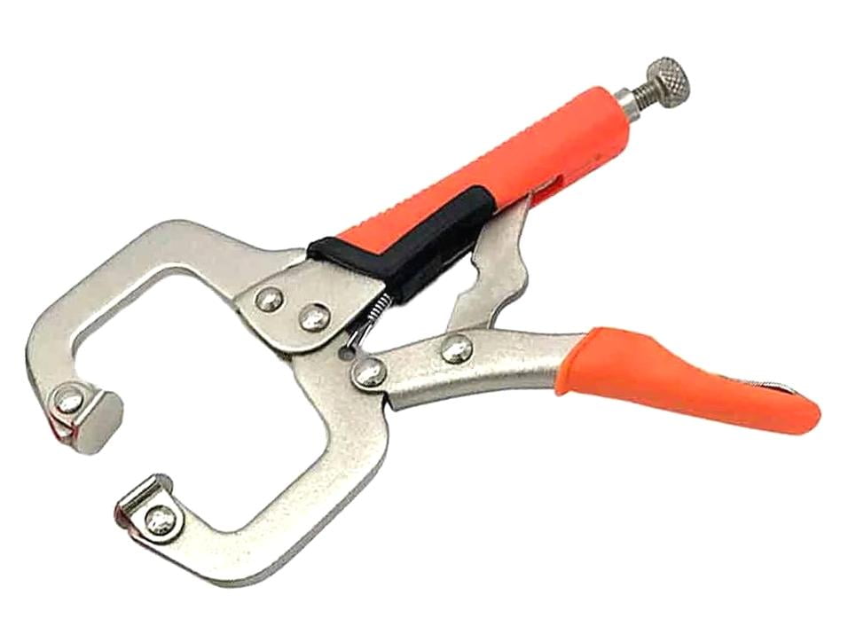 Fuliko C-Clamp Face Clamp Metal Pocket Hole Clamp Locking Pliers with ...