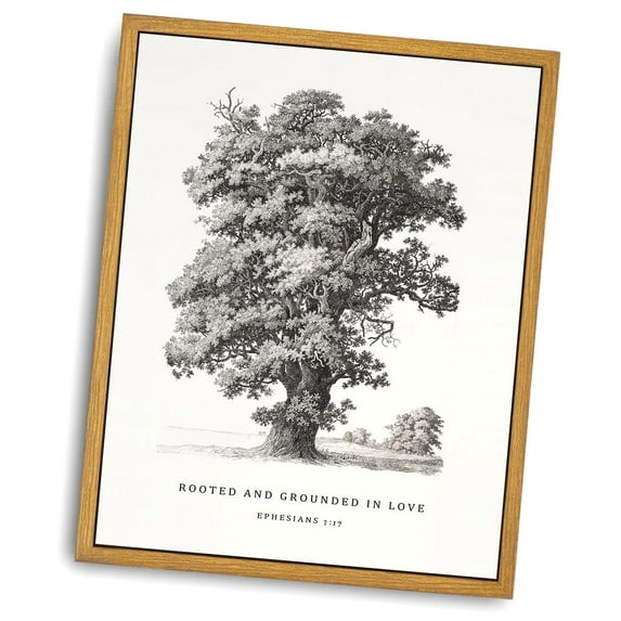 Fuliko Canvas Wall Print Paintings Ephesians 3: Rooted and Grounded ...