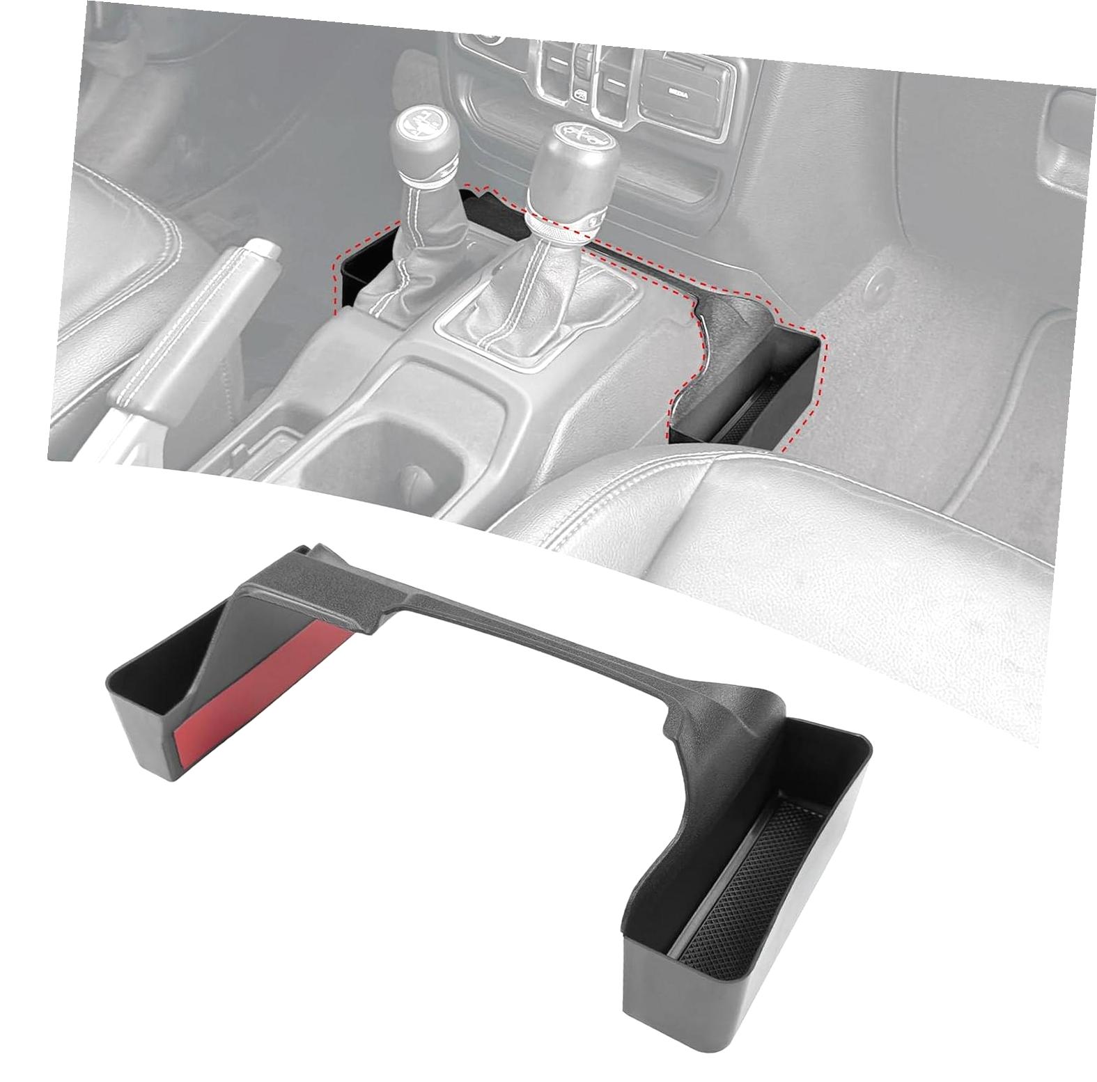 Fuliko Center Console Gear Shift Organizer for 2018-2025 JL JLU 4XE/ JT ...