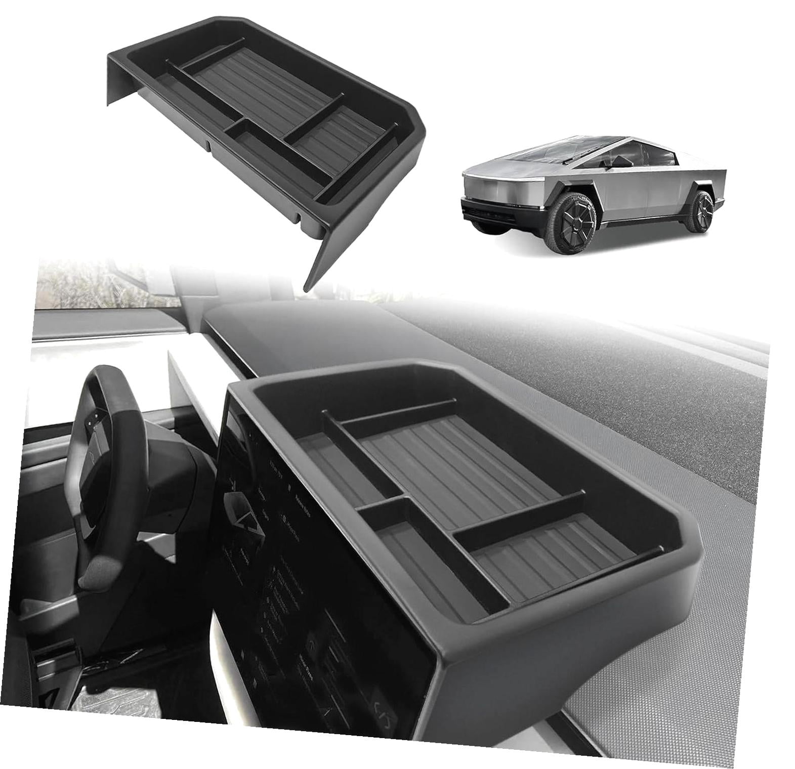 Fuliko Center Console Screen Organizer with Cybertruck 2025 2024 Pickup ...