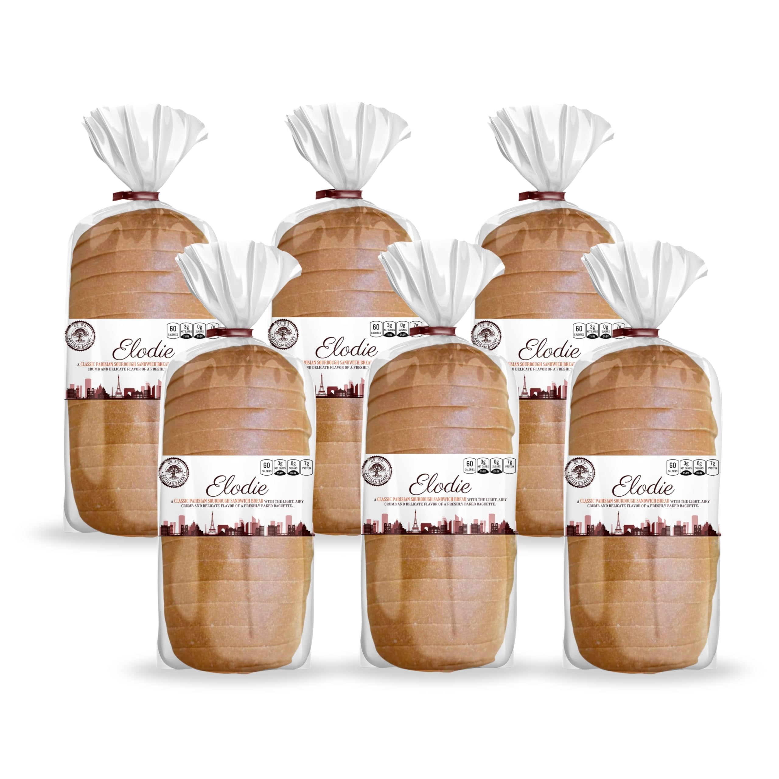 Dr. B's Elodie Parisian Style White Sourdough Sandwich Bread - Walmart.com
