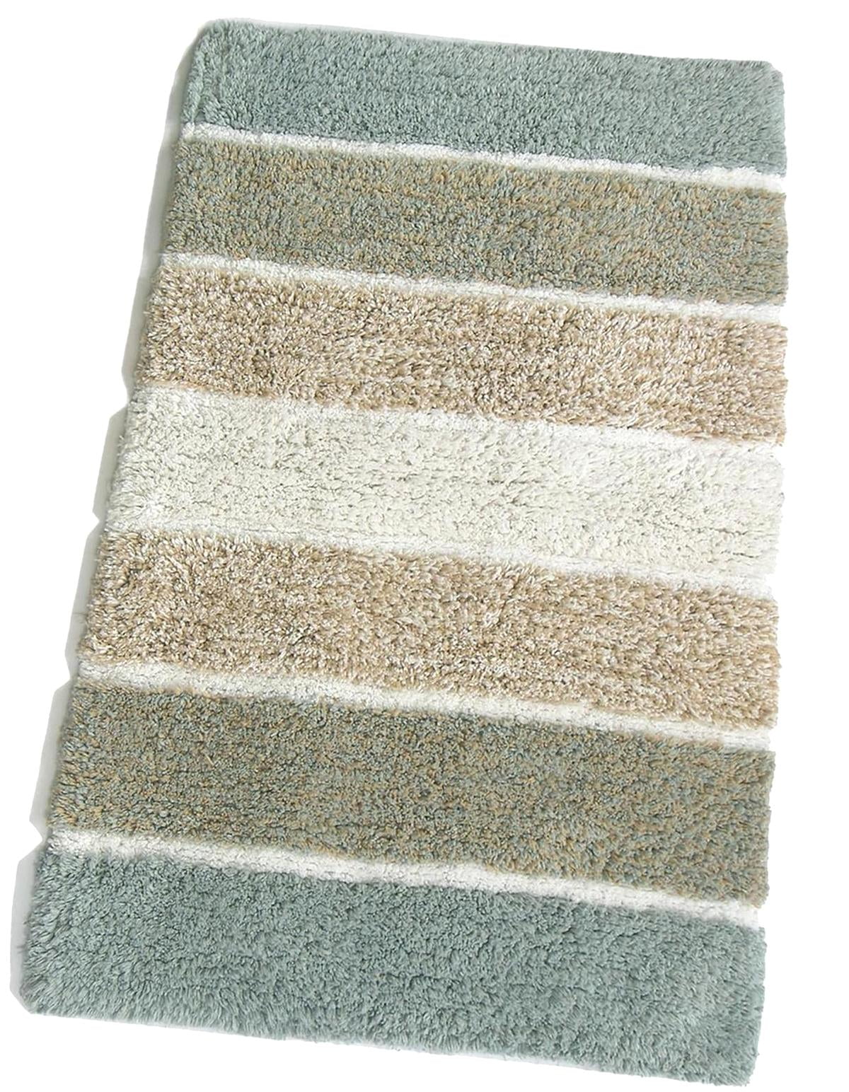 Fuliko Chardin Cordural Stripe Rug Runner with Skid Resistant Latex ...