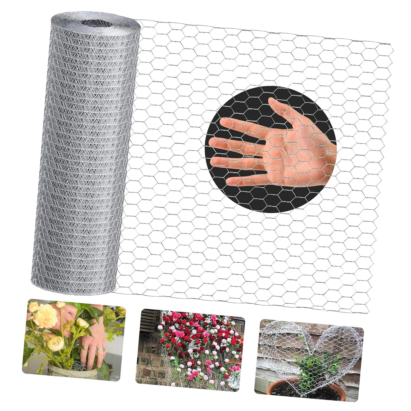 Fuliko Chicken Wire for Floral Arrangements, Garden Poultry Netting 18 ...