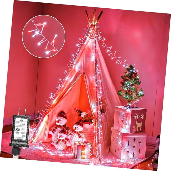 Fuliko Christmas Lights Cluster Lights 200 10 Ft Christmas String ...