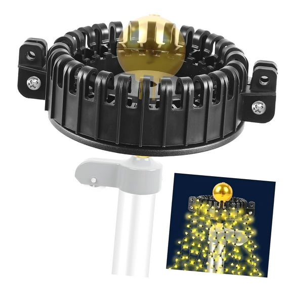 Fuliko Christmas Tree Pole Mega Topper Light, Pole Christmas Tree Light ...