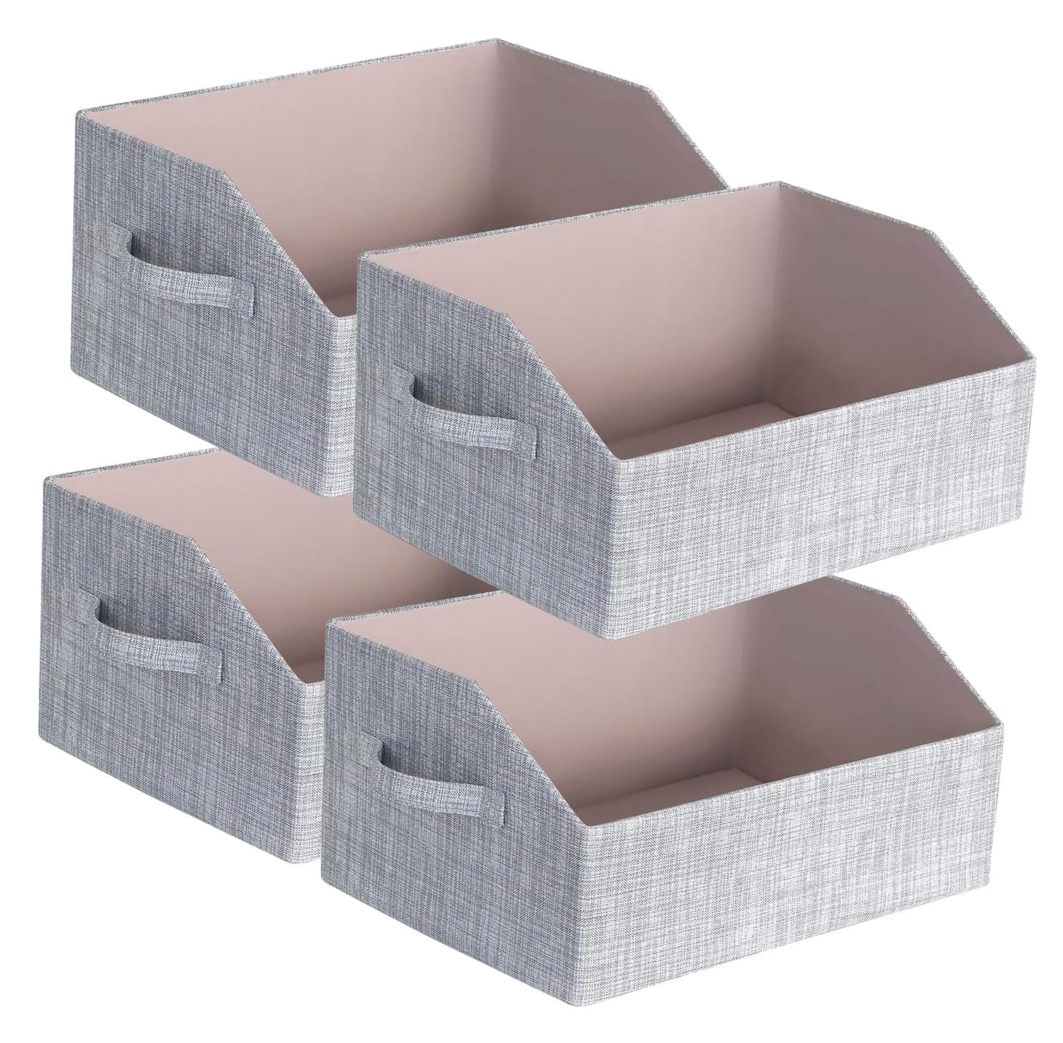 Fuliko Closet Organizer Bins, Foldable Storage Box Baskets Container ...
