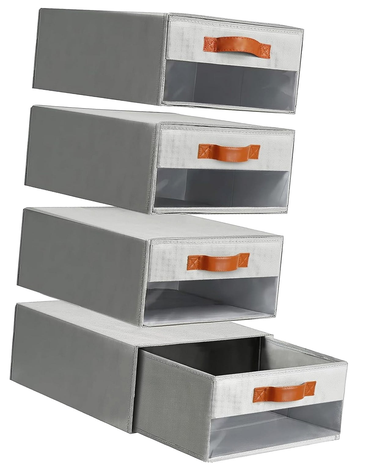 Fuliko Closet Organizers and Storage Bins, Stackable Storage Drawers ...