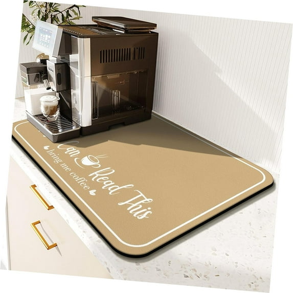Fuliko Coffee Mat for Countertops 23inx15in,Absorbent Hide Stain Cafe ...
