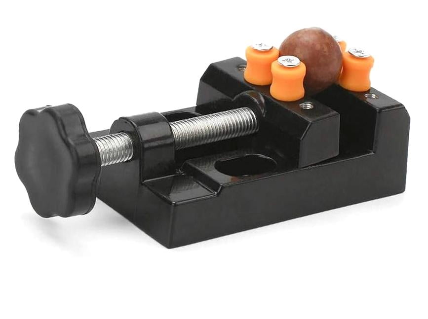 Fuliko Compact Drill Press Vise Clamp Vice for Jewelry, Walnut, Nuclear ...