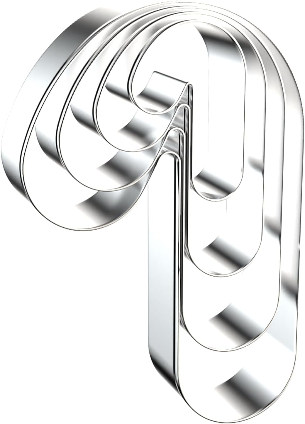 Fuliko Cookie Cutter Set 5 inch, 4 inch, 3 inch, 2 inch 4 Piece ...