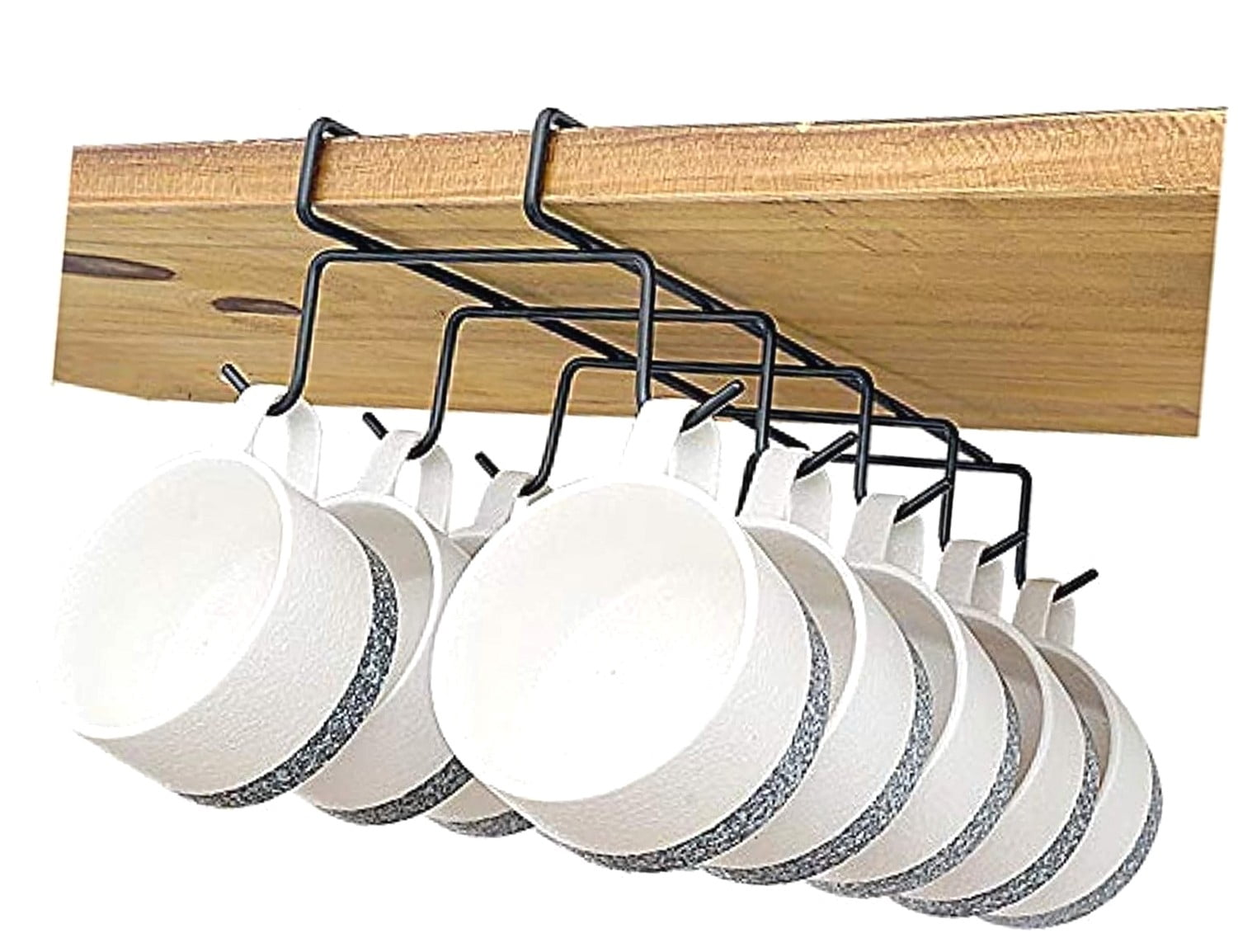 Fuliko Cup Holder, Mugs Rack Under Cabinet, Kitchen Storage Drying Rack ...