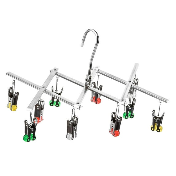 Fuliko Drying Hanger, Hanging Drying Rack, Drip Hanger Steel with 10 ...