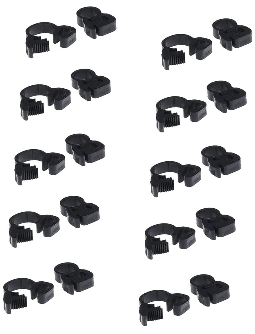 Fuliko Dual Locking Nylon Hose Fasteners, Quick-Lock Nylon Plastic Hose ...